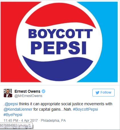 Pepsi, Co-Brands Suffers Boycott Over New Commercial - The Octopus News