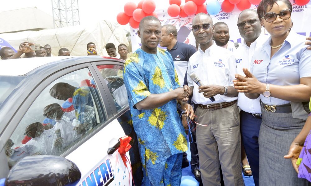 DANGOTE CEMENT BAG OF GOODIES PROMO RECORDS FIRST STAR PRIZE WINNER